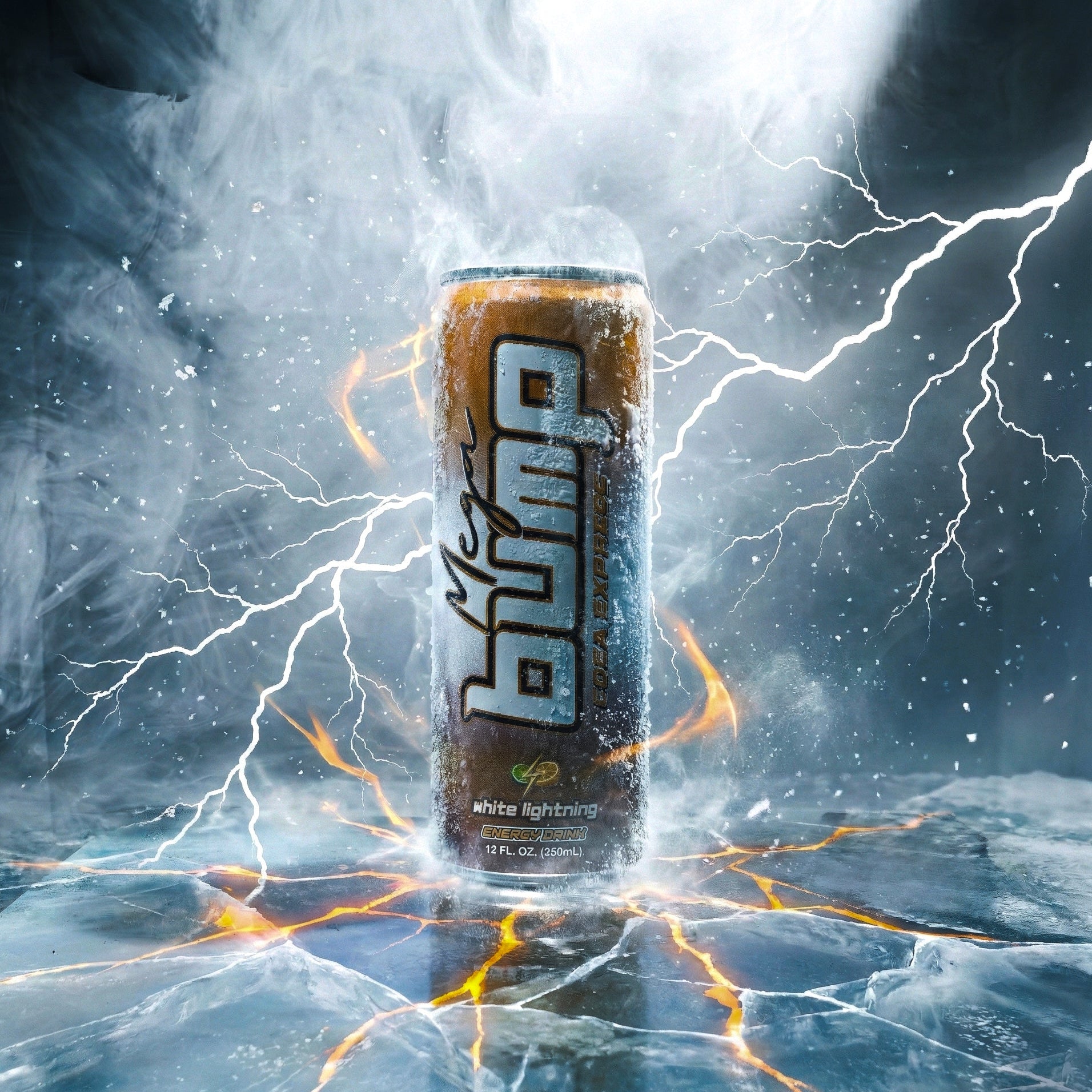 "White Lightning" - Citrus Energy Drink - 12 pk – Mega Bump